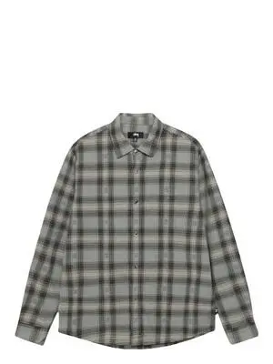 StÜssy Motif Plaid Shirt - Grey
