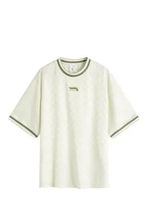 Maison Kitsuné Jacquard Flash Fox Oversize T-shirt - Celadon