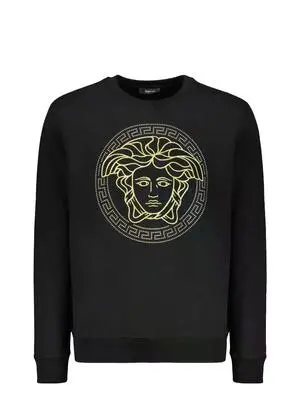 Versace Cotton Sweatshirt - Black