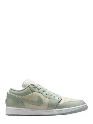 JORDAN 1 Low Seafoam Sail Sneakers - Green