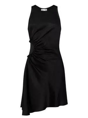 Victoria Beckham Ruched Mini Dress - Black