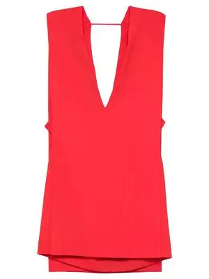 Sportmax Belted Mini Dress - Red
