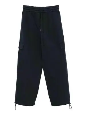 DONDUP Cotton Cargo Trousers - Blue