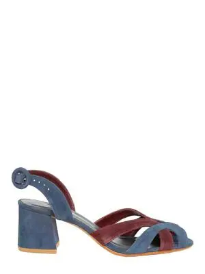 STUDIO CHOFAKIAN 45mm Tapestry Sandals - Blue