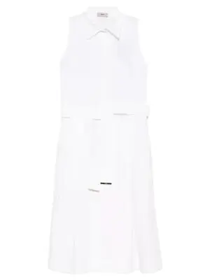 Herno Belted Midi Dress - White