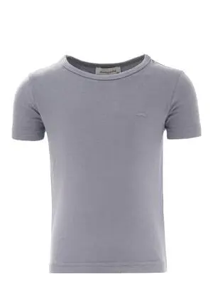 MOUSTACHE Solid T-shirt - Grey
