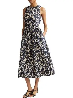 MAX MARA Max Mara Marlena Printed Cotton Dress