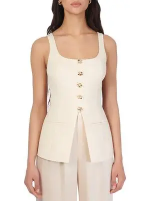 Cami Nyc Audra Cutaway Top - Cream