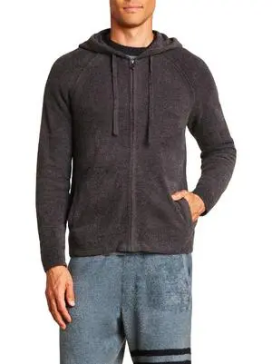 Barefoot Dreams Cozychic® Lite® Zip Hoodie - Carbon