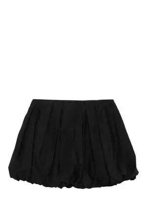 Pinko Poplin Mini Skirt - Black