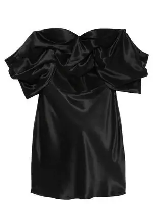 Giuseppe Di Morabito Silk Mini Dress - Black