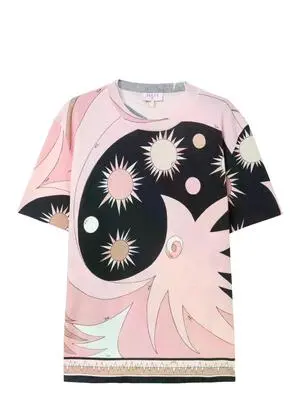 Emilio Pucci Stella-print T-shirt - Pink