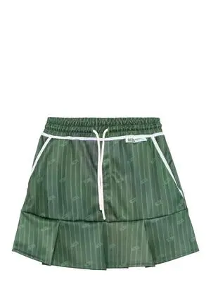 Gcds Pinstriped Mini Skirt - Green