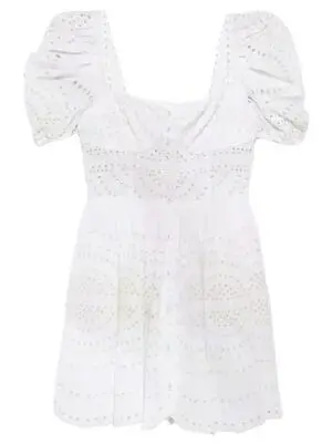 Charo Ruiz Ibiza Aliza Mini Dress - Neutrals