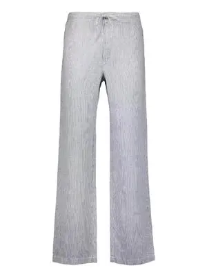 120% Lino Linen Trousers - Grey