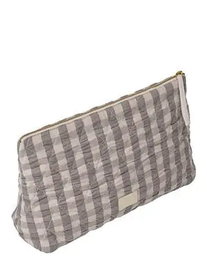 JUNA Baek & Bolge Toiletry Bag - Grey/birch