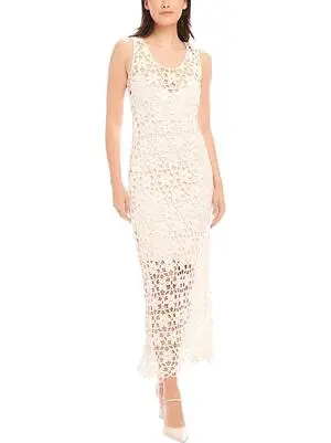 Fifteen Twenty Kelsie Crochet Dress - Ivory