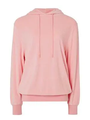 Hunza G Terry Towelling Hoodie - Pink