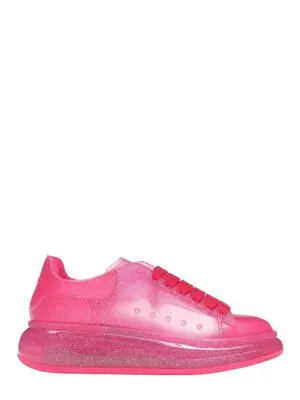 Alexander McQueen Oversized Glitter Sneakers - Bright Pink