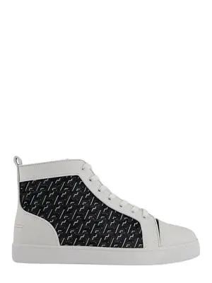 CHRISTIAN LOUBOUTIN Louis Orlato High-top Sneakers - White/black