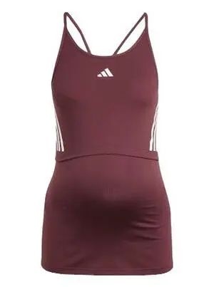 Adidas Maternity Tank Top - Aurora Ruby/brown