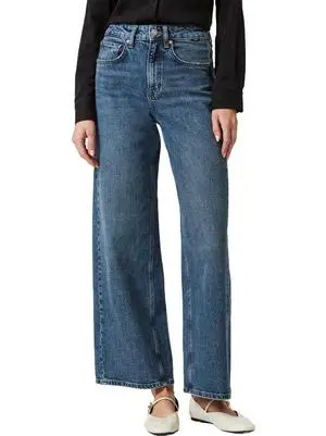 MAVI Siena High-waist Wide-leg Jeans - Dark Used Classic