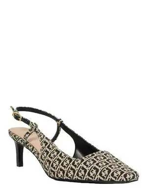 Dune London Dancing Slingback Kitten Heel Pumps - Black