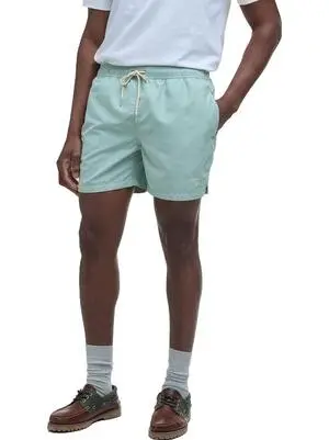 Barbour Staple Logo Swim Trunks - Pale Apple Green
