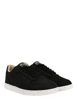 8000KICKS Hemp Upper Sneakers - Black And White