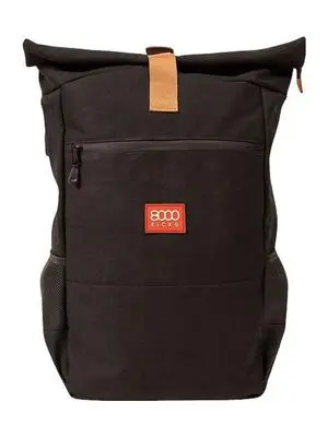 8000KICKS Everyday Backpack - Black / Light Brown