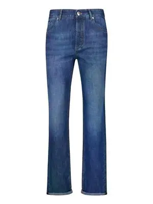Brunello Cucinelli Straight-leg Jeans - Blue