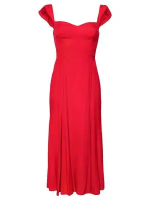 REFORMATION Bryson Midi Dress - Red