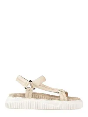VOILE BLANCHE Leather Sandals - Grey