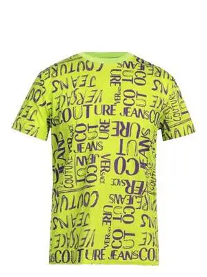 Versace T-shirt Lime Size Cotton - Green