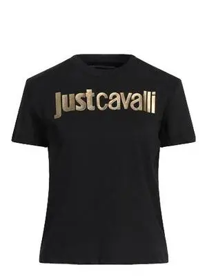 Just Cavalli JUST CAVALLI Logo-Print T-Shirt Black