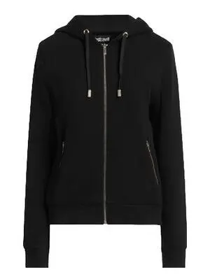 Just Cavalli French Terry Zip-up Hoodie - Black