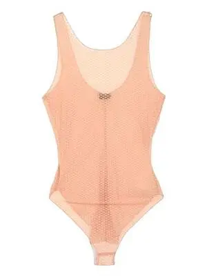 Elisabetta Franchi Lace Bodysuit Pink