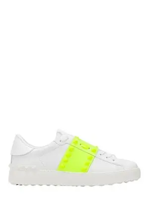 Valentino Garavani Rockstud Untitled Sneakers - White/neon
