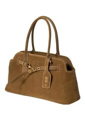 Miu Miu Aventure Suede Bag Oak