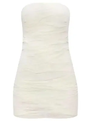 MAISON MARGIELA Tulle Mini Dress - White
