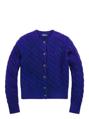 Polo Ralph Lauren Wool-cashmere Cardigan - Blue