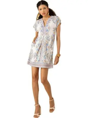 Hale Bob Jada Jersey Beaded Dress - Neutral