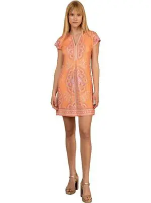 Hale Bob Jada Jersey Dress - Orange