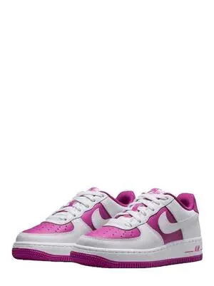Nike Force 1 Athletic Sneakers - White/hot Fuchsia
