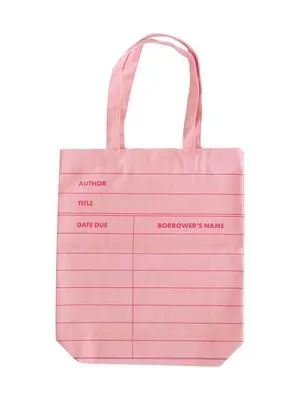 JOLLITY & CO Book Club Library Small Canvas Tote Bag - Assorted Pre-pack