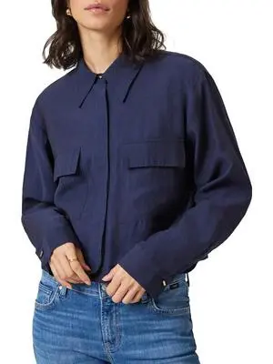 MAVI Mavi Jeans Crop Button-Up Shirt