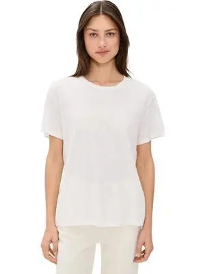 Eterne Short Sleeve Boyfriend T-shirt - Ivory