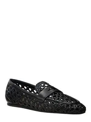 STUART WEITZMAN Stuart Weitzman Thea Woven Penny Loafer