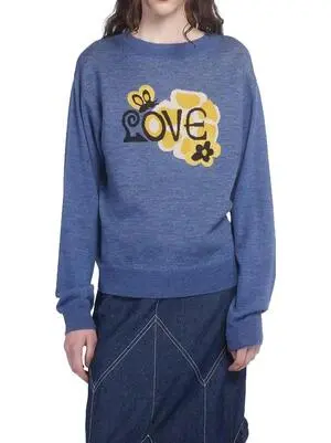 Anna Sui Anna Sui Love Knitwear Sweater Cornflower Multi