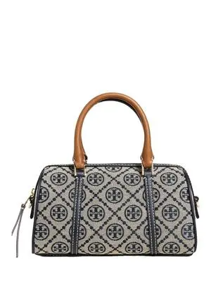 Tory Burch T Monogram Mini Barrel Bag - Tory Navy